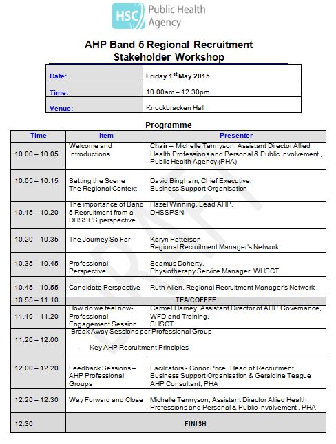 Events | HSC Public Health Agency